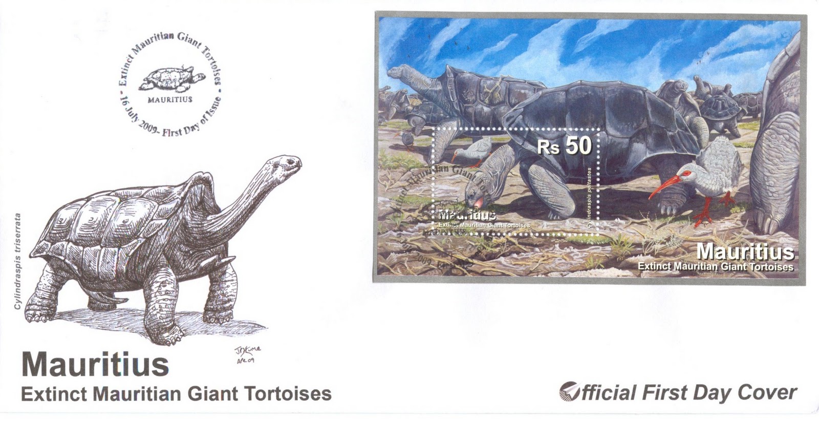 Mauritian Philatelic Blog: Extinct Mauritian Giant Tortoises