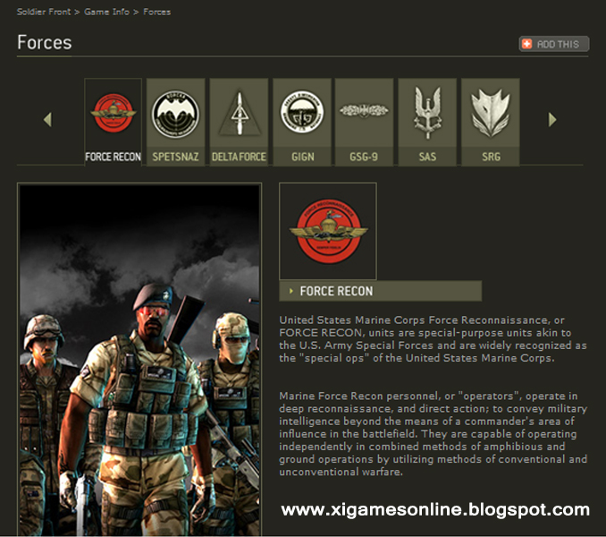 xigamesonline: Soldier Front