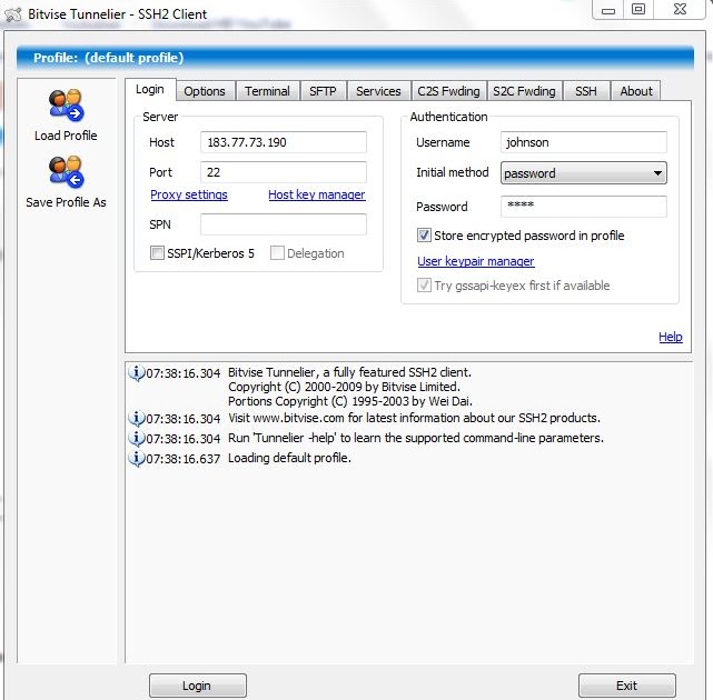 Living Online: Tunnelier, Best SSH Tunnel Client For Windows Operation ...