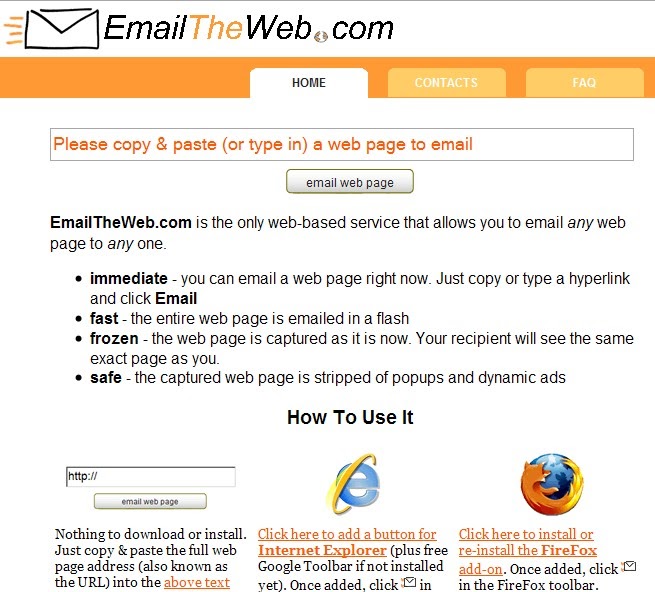Living Online: Use Email To Browse Web Page