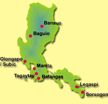 Maps of Luzon Philippines