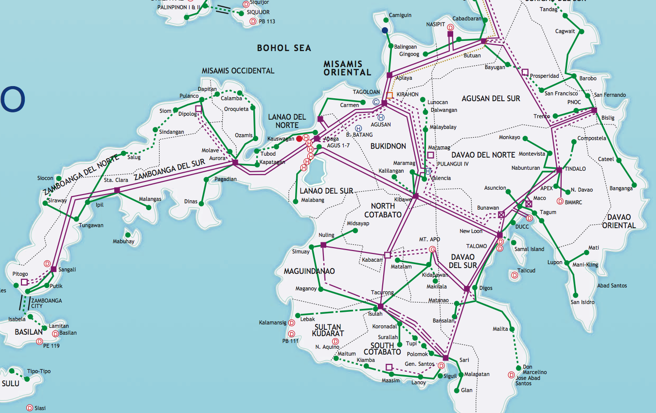 Maps of Mindanao Island, Philippines - Free Printable Maps
