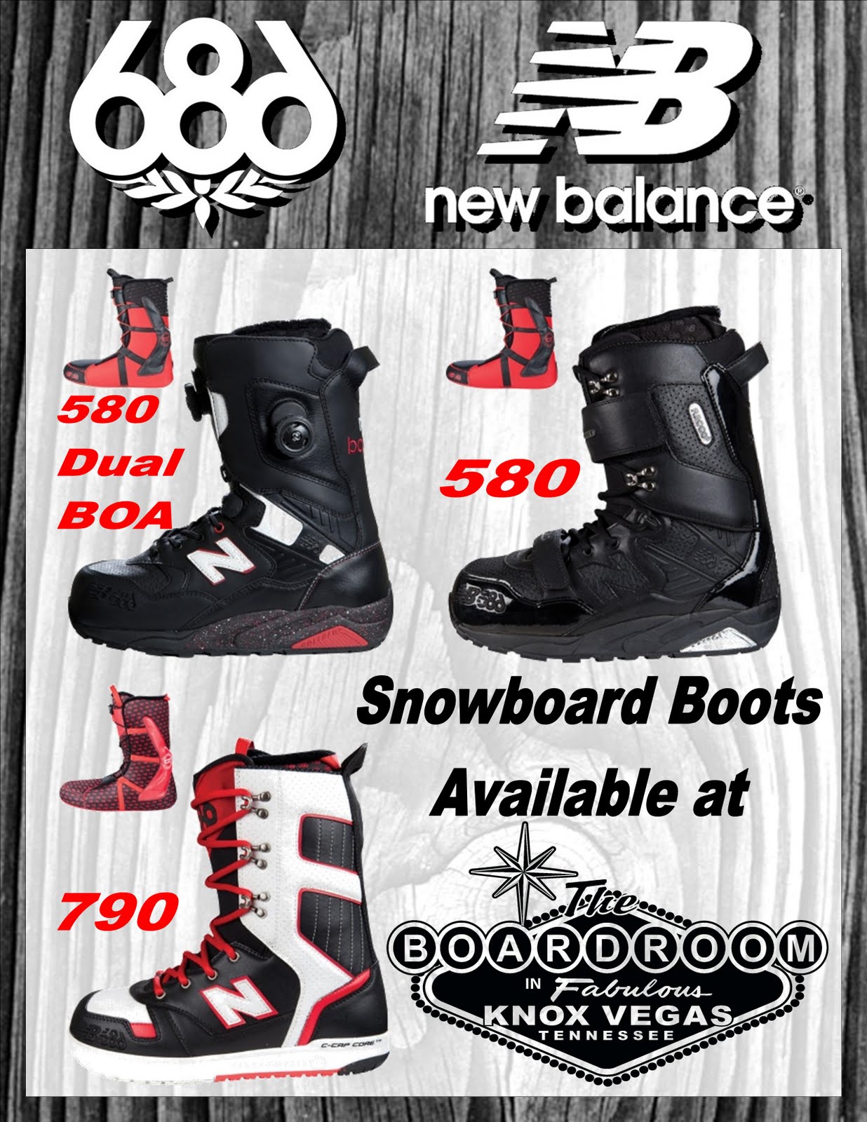 The Board Room: 686/NEW BALANCE SNOWBOARD BOOTS