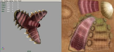 Ferby Miguel CG Artwork: Texture Work for Spore Creature Parts