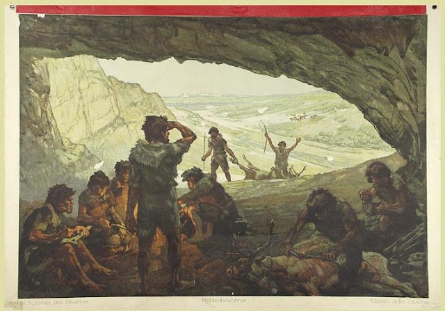 PoMeWe - POpuläre MEdien-WElten: Schulwandbild - Steinzeit