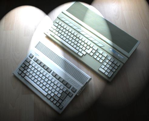 Retrocomputing Blog: L'Atari 520STe et le Commodore Amiga 600 face à face