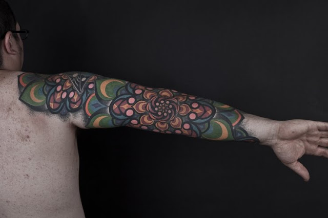 Sk Ink Lovers Kaleidoscope Tattoo