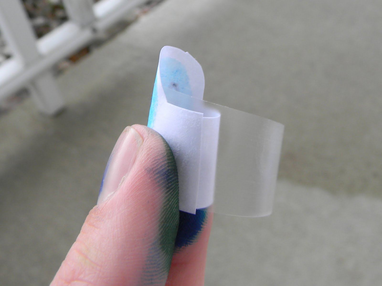 Slip it on your finger.