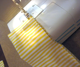 Once your two pieces are cut out, you will sew up the legs from the ...