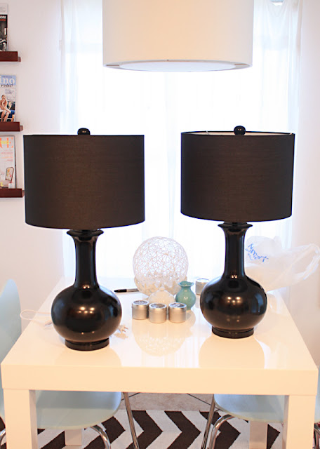 My Affordable DIY Black Lamps.... (Via Made by Girl) - Made By Girl