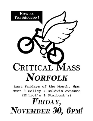 Foto by Wes: Critical Mass, Norfolk!