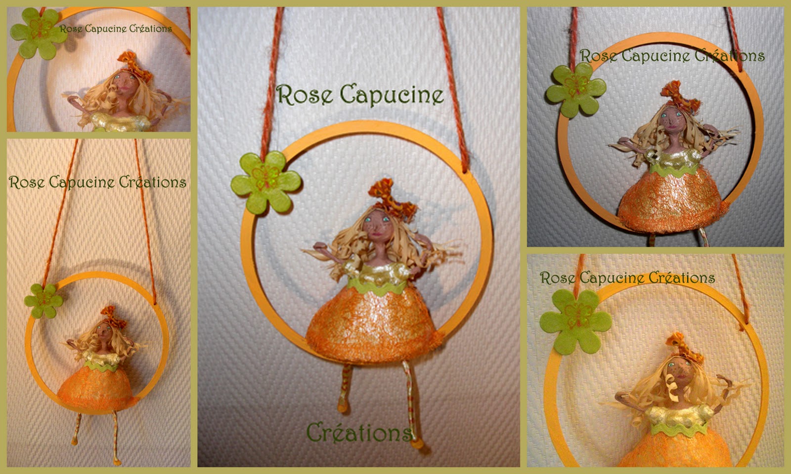 Rose Capucine: Margo : personnage magique et décoratif en papier mâché ...