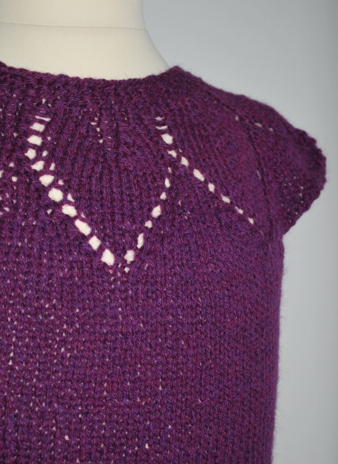 duddelutte: lilla strik