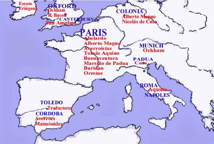 filoisablog: mapa de la edad media