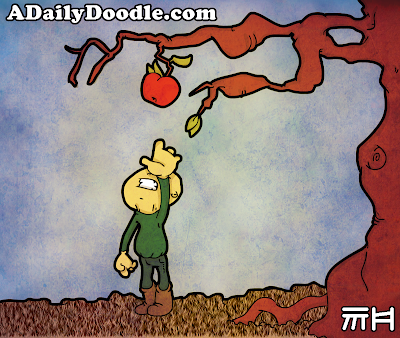 A Daily Doodle: Apple Tree
