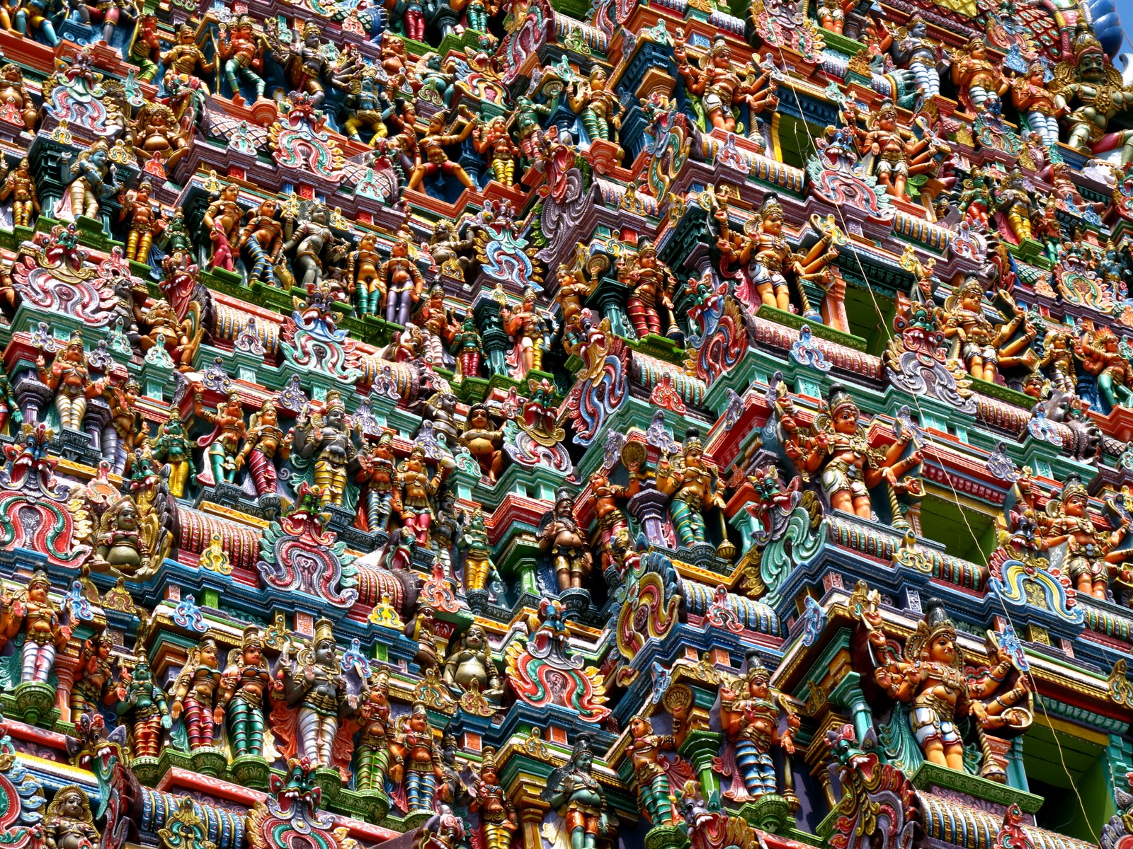 Meenakshi amman Temple Tower Images