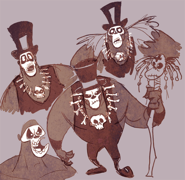 Zee Risek art blog: Papa Shango