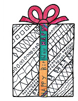 Coloring & Activity Pages: Present Coloring Page