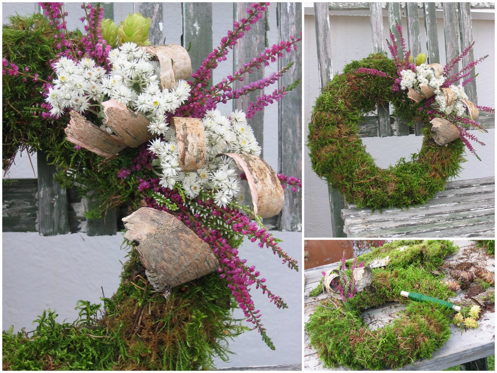 Isas Trädgård: Kransbindardag i trädgården