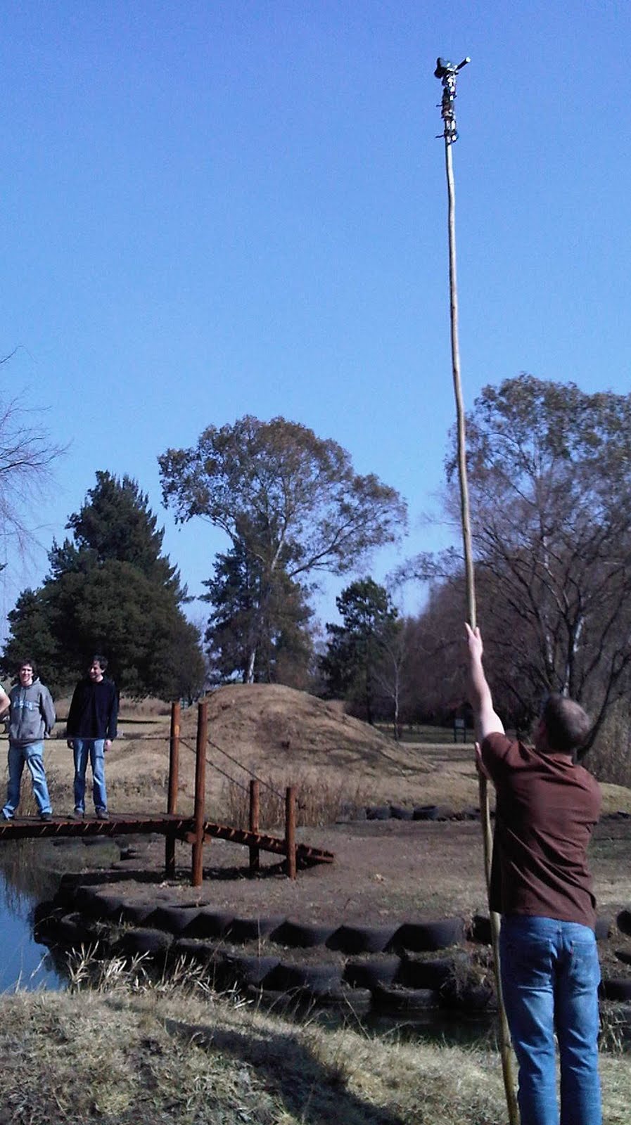 Ropes and Poles: One rope, one pole, one camera: pole aerial photography