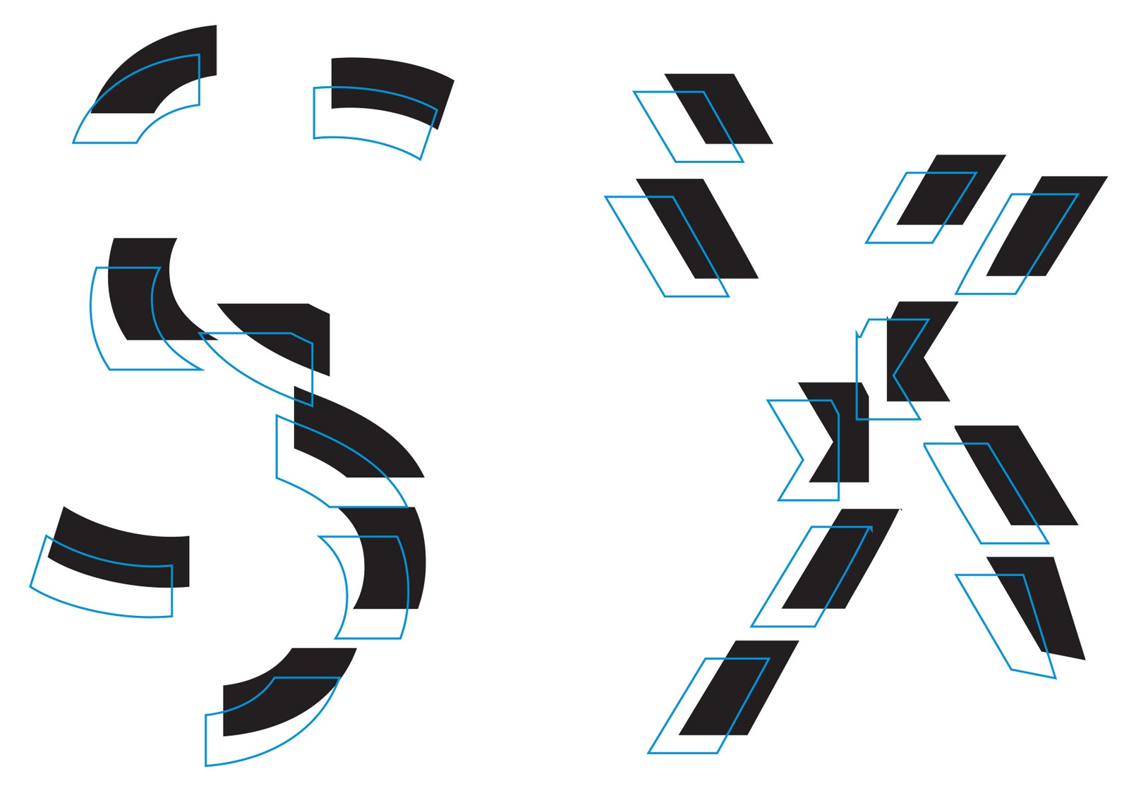 Design Practice Blog.: Final series of letters... Divide.