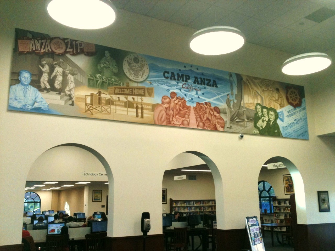 Christine Curry Coates Murals: Camp Anza Mural