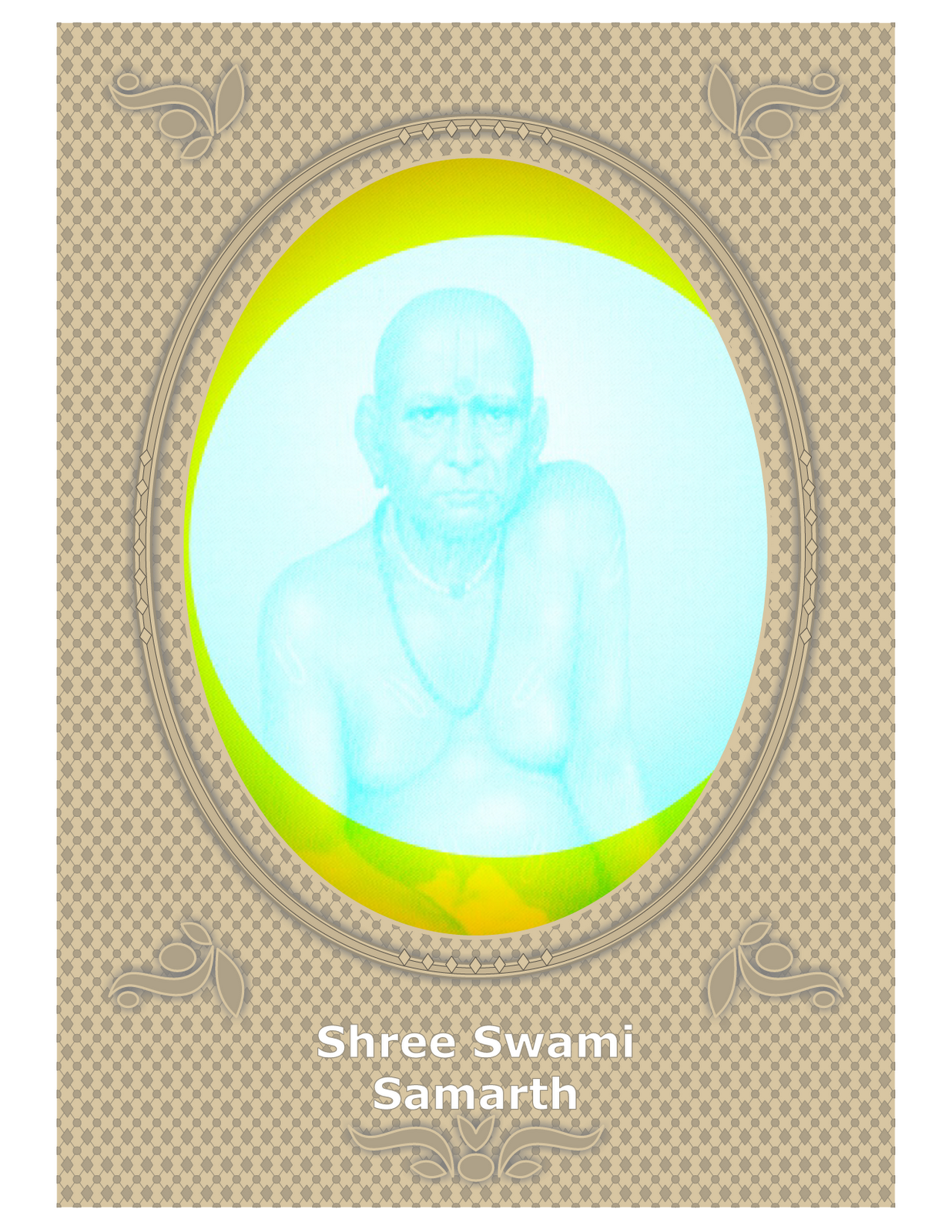 3d Photo-frames Shree Swami Samarth