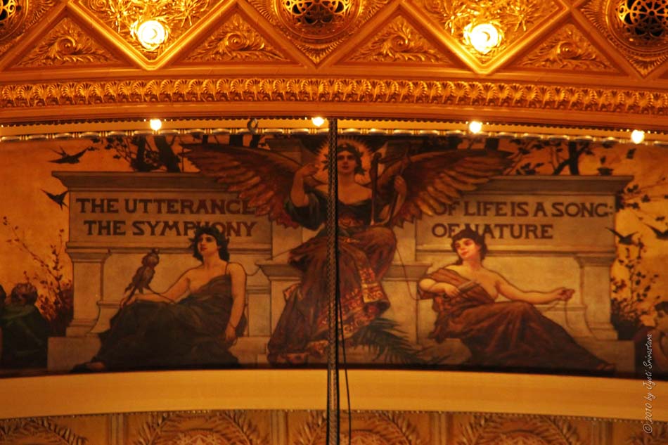 Chicago - Architecture & Cityscape: Auditorium Theater: Interiors - Murals