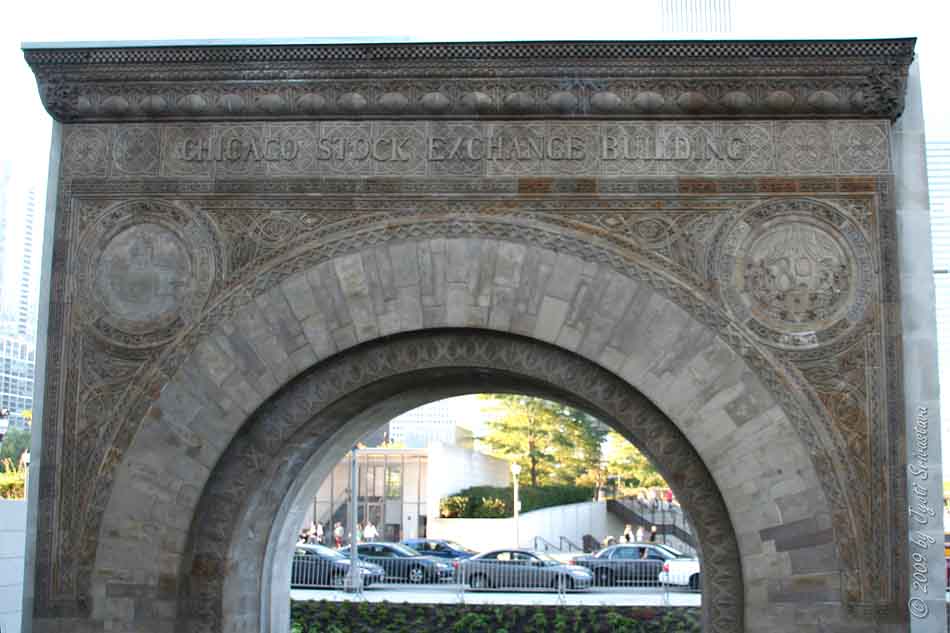 Public Art in Chicago: AIC: [Original] Chicago Stock Exchange entrance ...