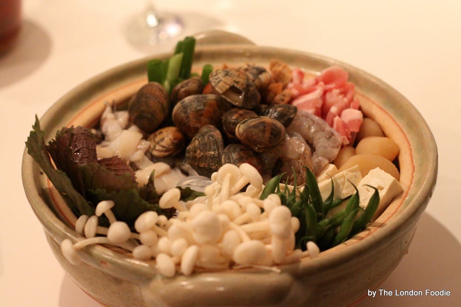 The London Foodie: Japanese Spicy Pork and Seafood Nabe - A Hearty ...
