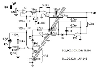 Electronics Technology: TL084 Audio Compressor (AGC) Circuit