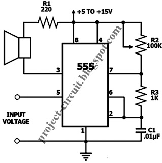 Electronics Technology: 555 Timer Voltage Controlled Oscillator Circuit