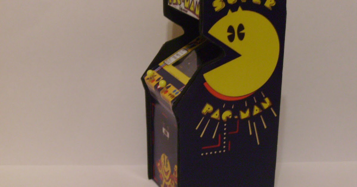 Retro Heart Super Pac Man Custom Scale Arcade Model