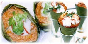 Thai-Food-Recipe108: . Thai Steamed Curried Fish [haw mok, ห่อหมกปลา]