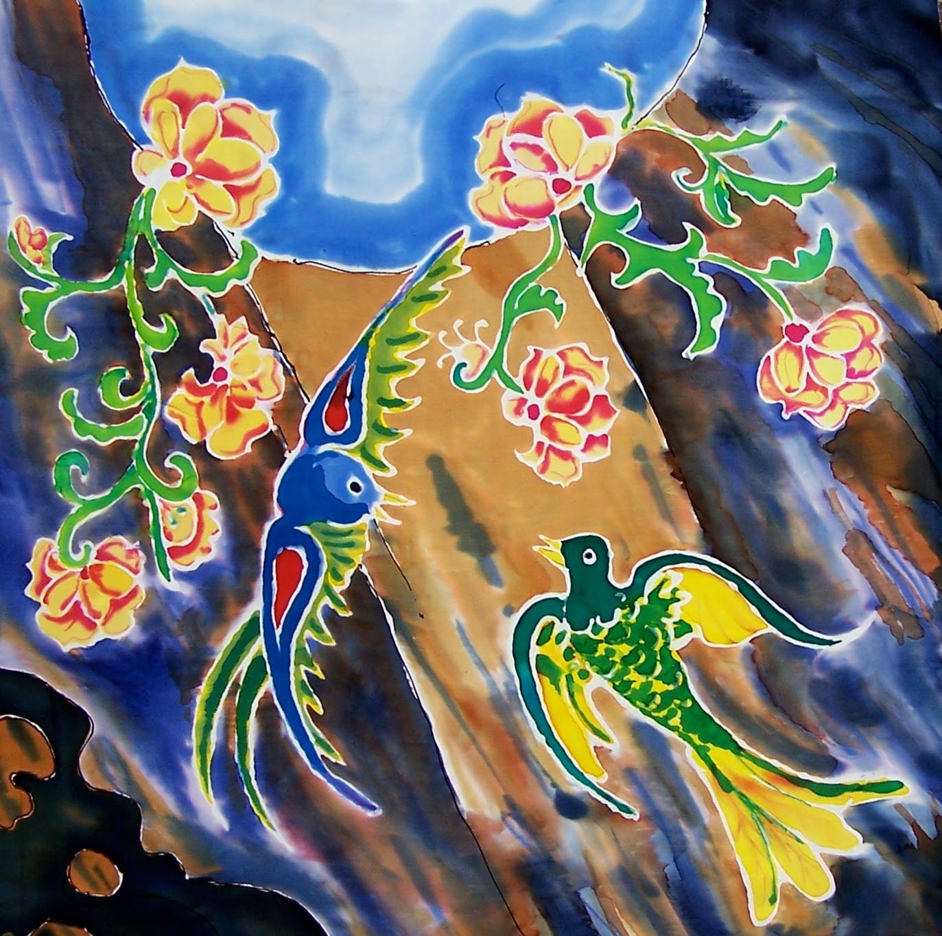 Studio Notes: Silk paintings