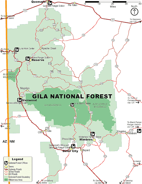 Gila River Map.