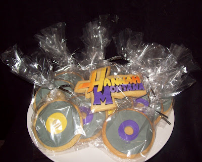 Layers of Love: Hannah Montana CD cookies