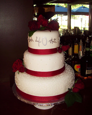 Layers of Love: 40th anniversary cake