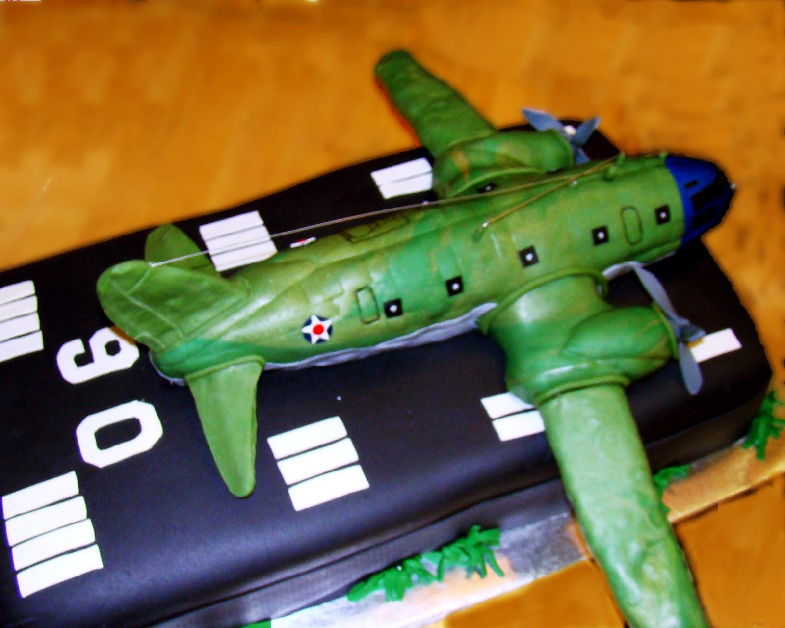 Layers of Love: WWII Airplane cake