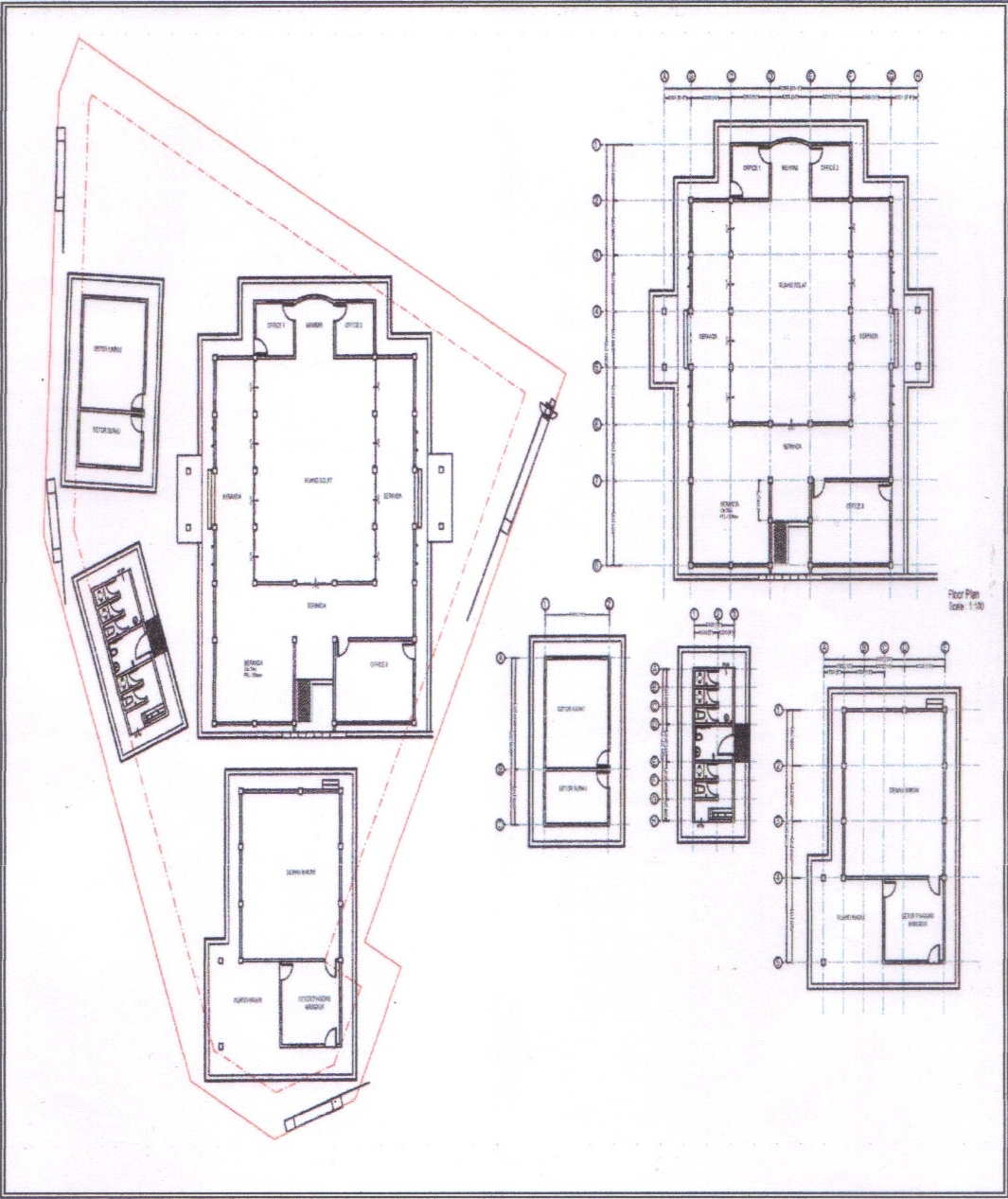 SURAU NURUL IMAN FASA 3A SERI MANJUNG, PERAK: PLAN SURAU BARU