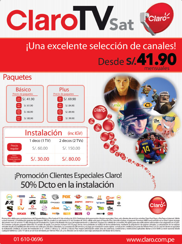 MUNDO TELMEX: Claro TV Sat