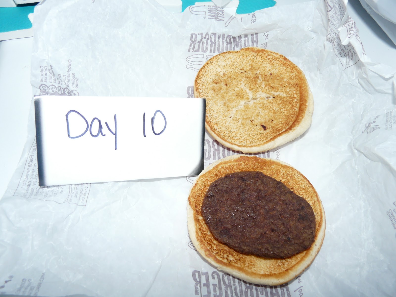 It Happens in a Flash: Hamburger Experiment