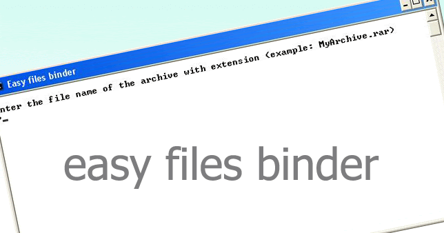 Bind Files Using Copy Command Make Your Own File Binder Let Me Kno 7206