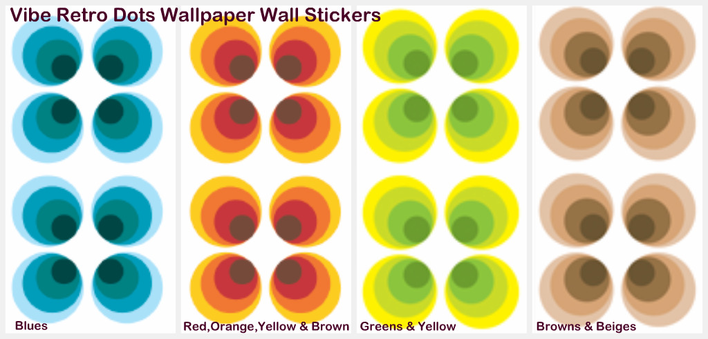 InteriorInstyle Blog: RETRO WALLPAPER WALL STICKERS. COLOUR OPTIONS ...
