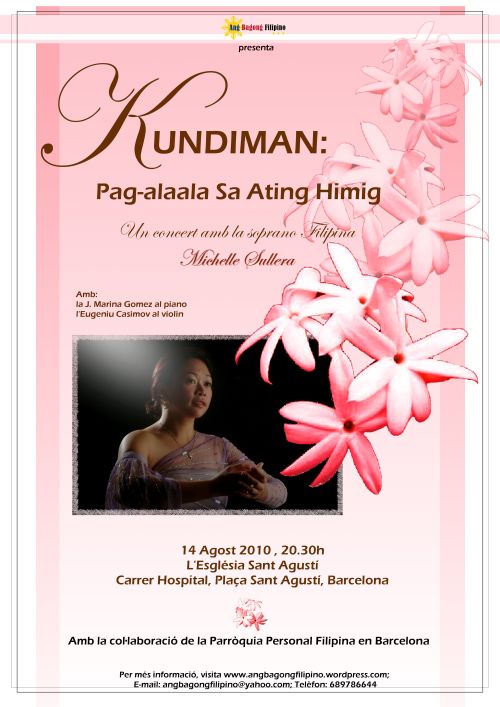 Semanario de Filipinas: Noche de Kundiman en Barcelona