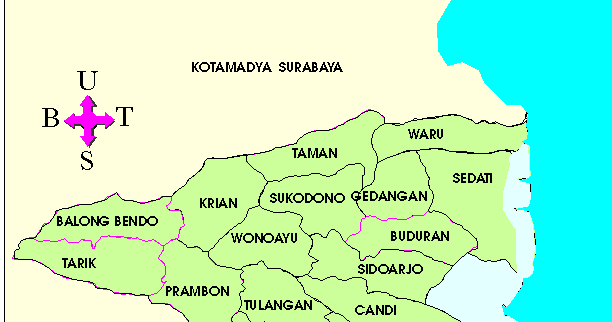 diaryaku: PETA SIDOARJO