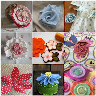 Mosaic Monday: Handmade Flowers - The Sweet Tidings