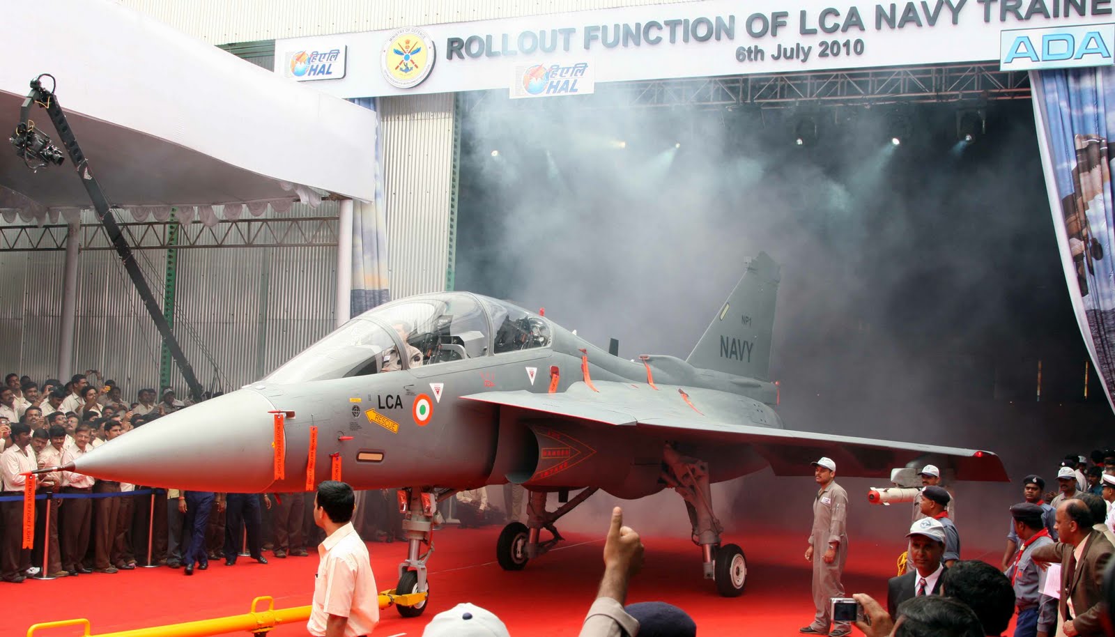 HAL rolls out the Naval Tejas Light Combat Aircraft (LCA) - Broadsword ...