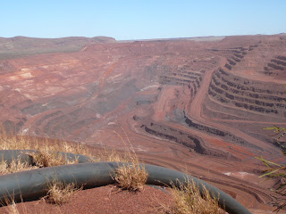 Andrew and Nikki around Oz: Mt Whaleback iron ore mine, Newman WA