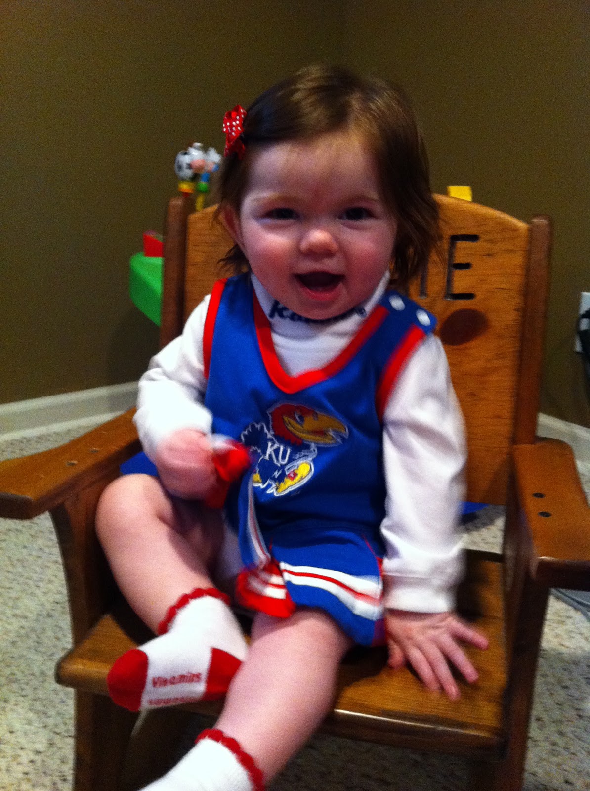 Following the Fuscos: Chubby Baby Cheerleader